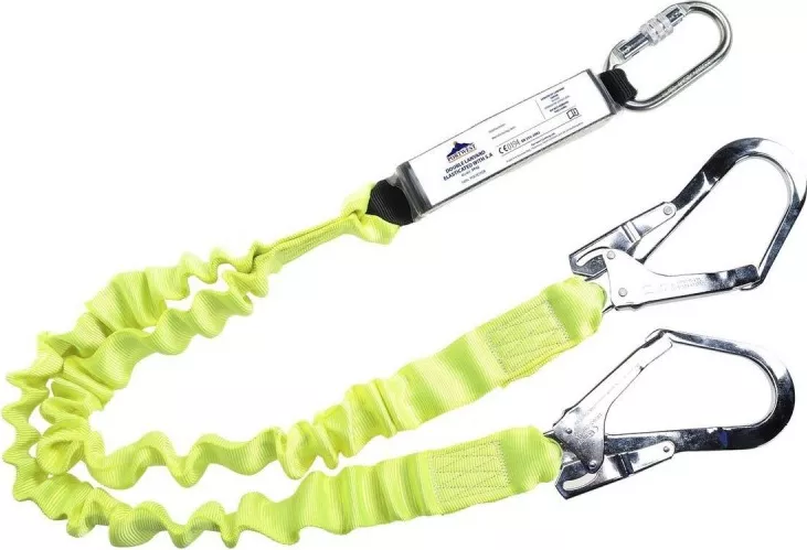 Funie elastica Portwest Fp52 dubla cu absorbitor de socuri FP52YER - cel.ro