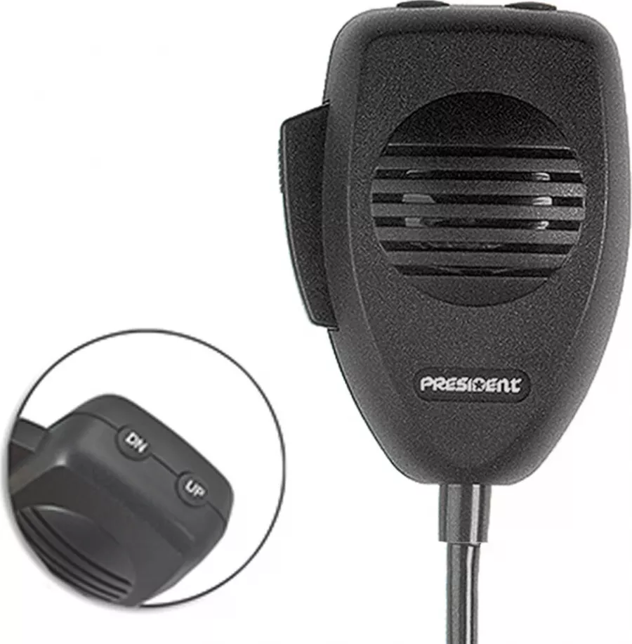 Microfon President Micro DNC-518 si butoane Up Down cu 6 pini Negru pni ...