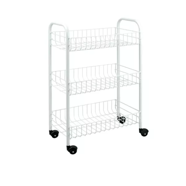 Etajera cu 3 rafturi cu roti 34 5x26 5x70 cm la CEL.ro