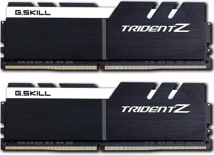 Kit Memorie G.Skill Trident Z Black/White 32GB 2x16GB DDR4 3200MHz CL16 ...