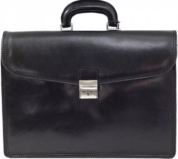 Geanta dama pentru acte din piele naturala neagra FDS136 FDS136 - cel.ro