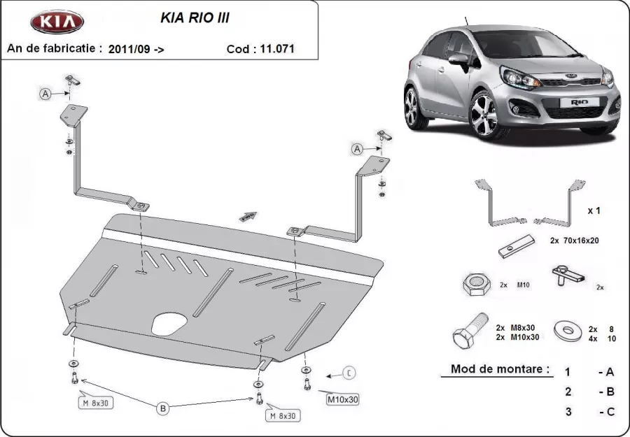 Scut motor Hyundai i10 2012-2018/Scut motor Kia Rio 3 2011-2018/Scut ...