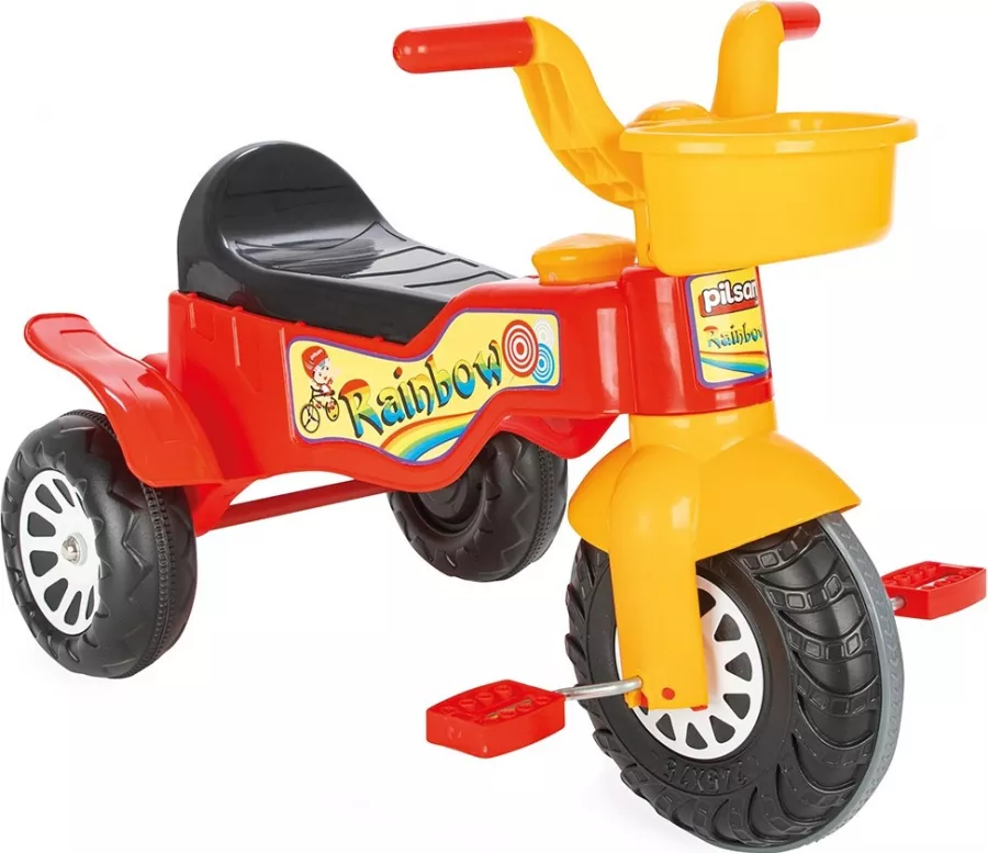 Tricicleta Pilsan Rainbow Red Multicolor pl-07-116 - cel.ro