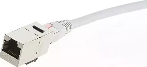 Cupla conector modul Keystone Jack cat5e LanKATT FTP/STP ecranat full ...