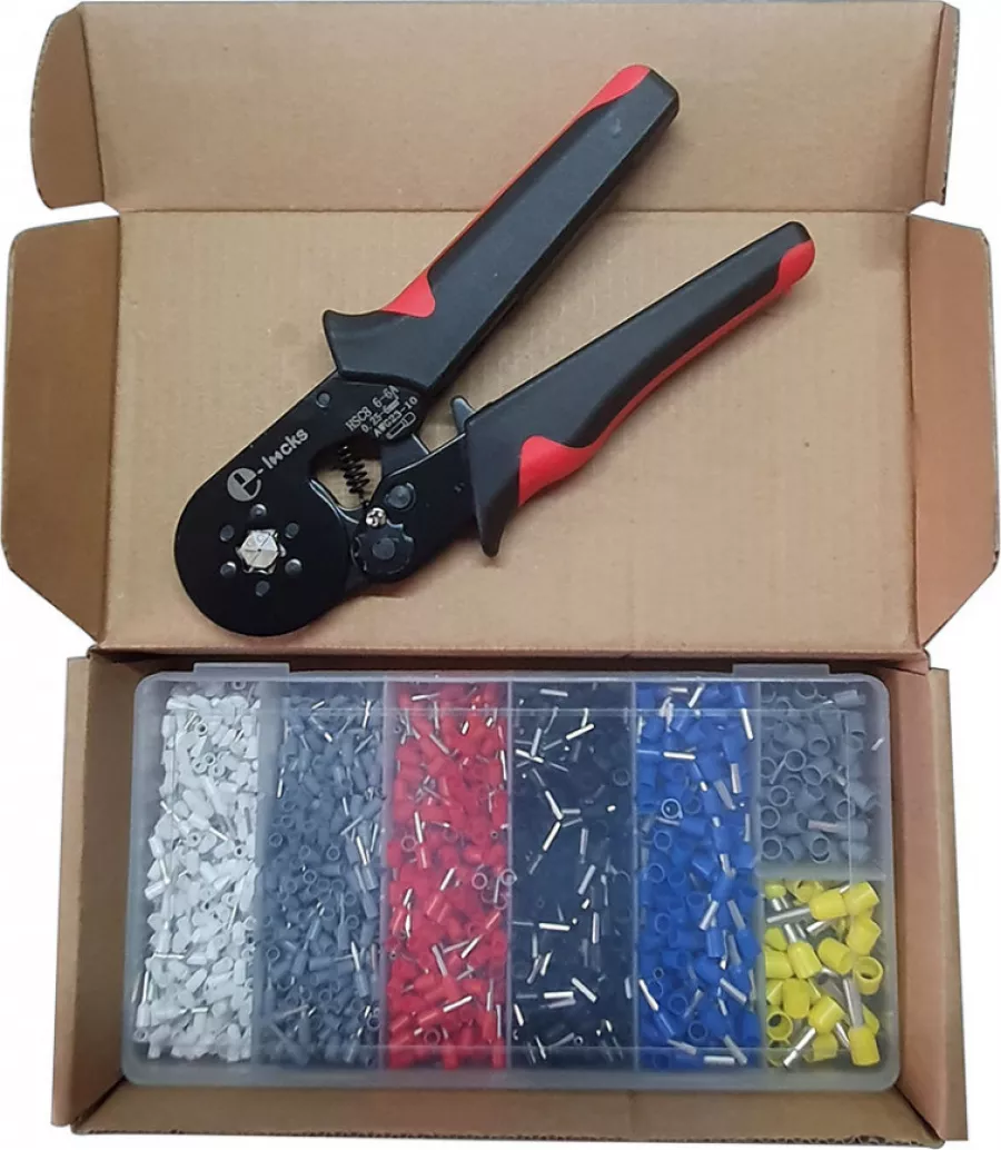 Set cleste pentru sertizare E-LOCKS model HSC8 6-6A cu sase falci ...