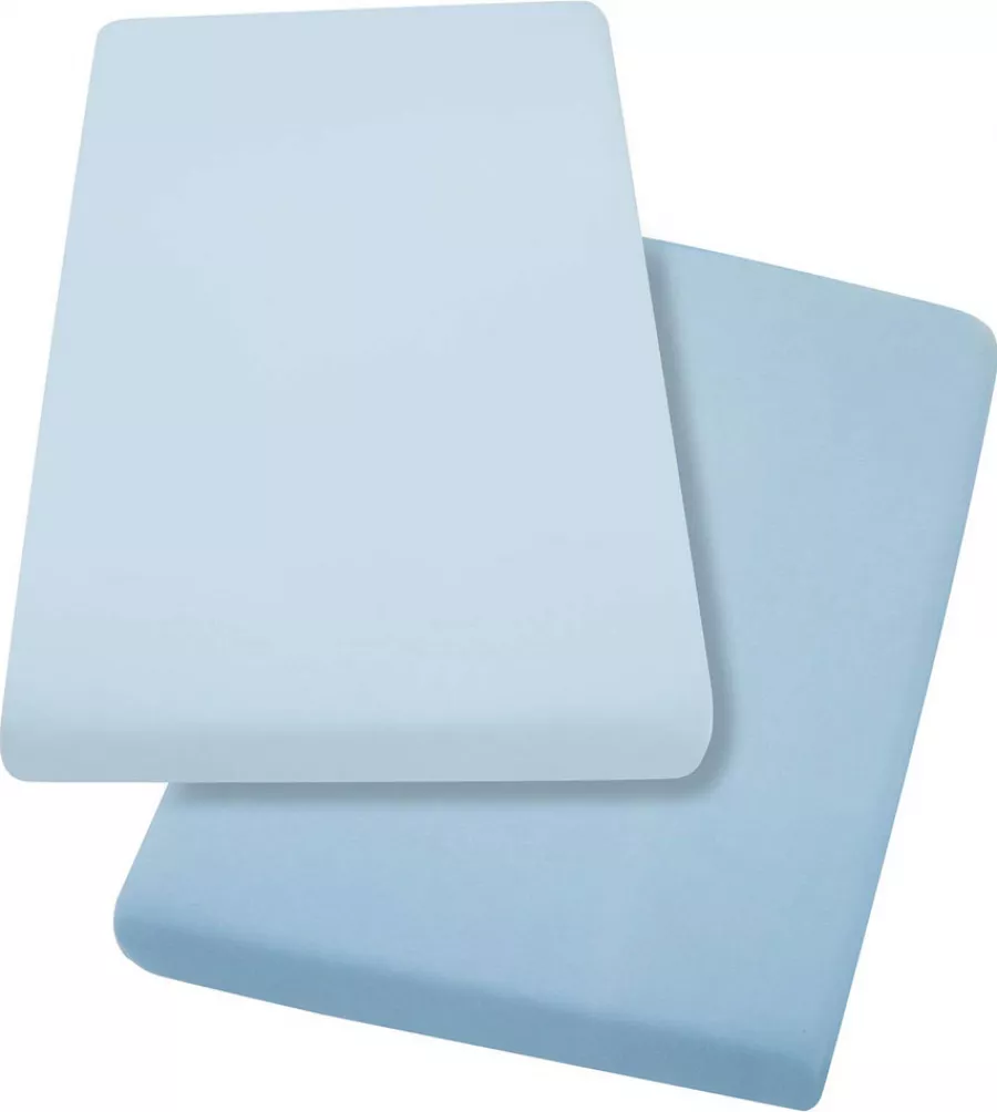 Set cearceaf cu elastic Clevamama 3323 120cm x 60cm Bleu clvm_3323 - cel.ro