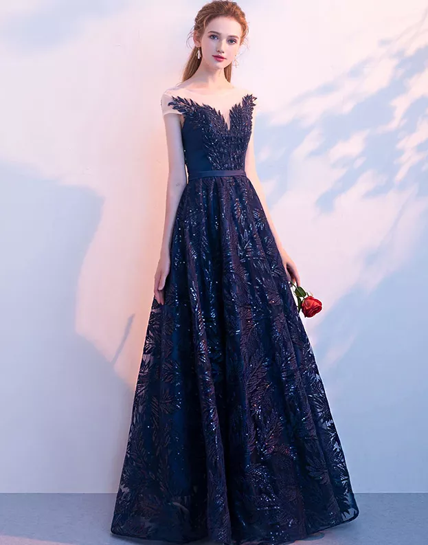Rochie bleumarin Angel Wings marimea 38 M r14238 - cel.ro