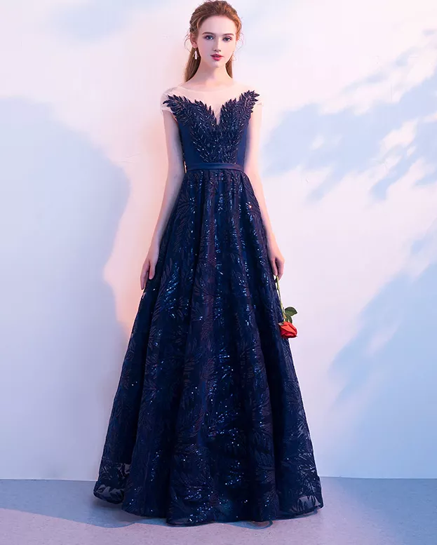 Rochie bleumarin Angel Wings marimea 38 M r14238 - cel.ro