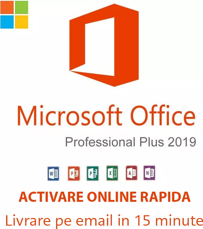 Licenta Microsoft Office 2019 Pro Plus Retail Permanenta