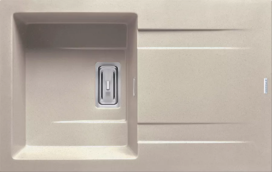 Chiuveta Pyramis KARTESIO 1B1D 79x50cm adancime 20cm valva ...