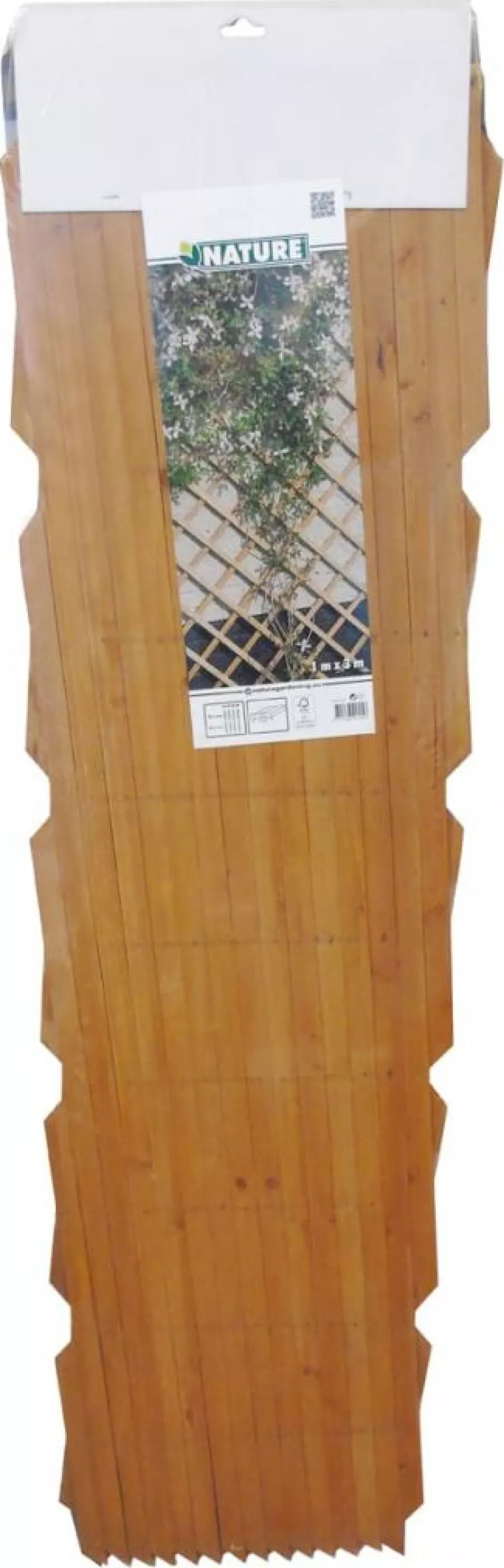 Nature Spalier de gradina maro 100 x 300 cm lemn la CEL.ro