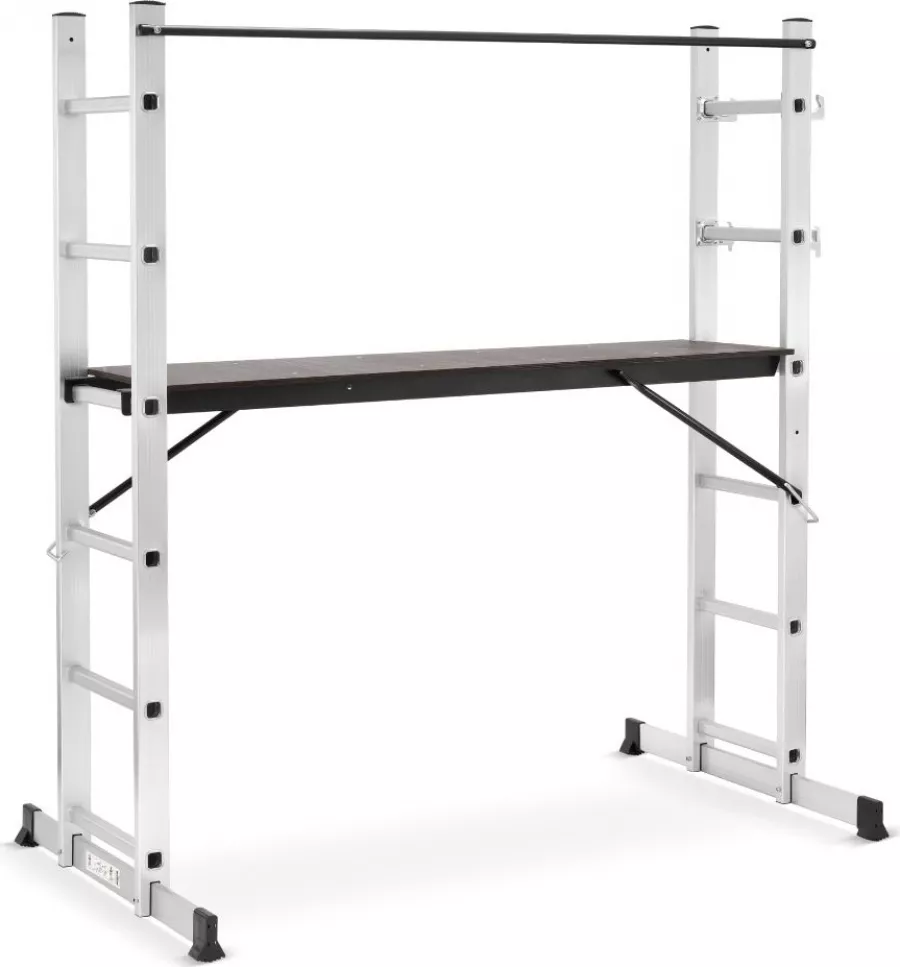 Scara schela cu platforma din aluminiu 2x6 trepte 3 in1 | GB7793