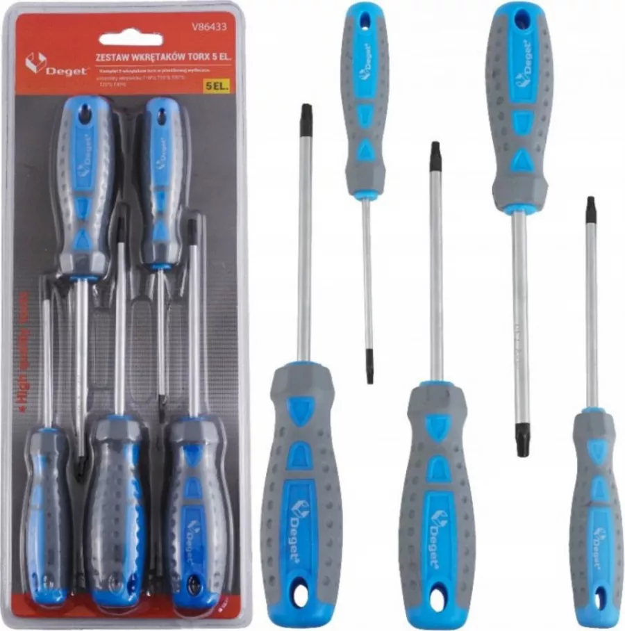 Set 5 surubelnite torx VERKE GB7807 - cel.ro