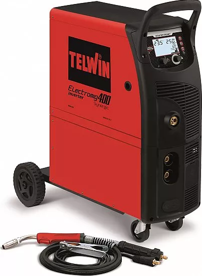 Aparat de sudura Telwin Electromig 400 Synergic 400V tip MIG-MAG TIG ...