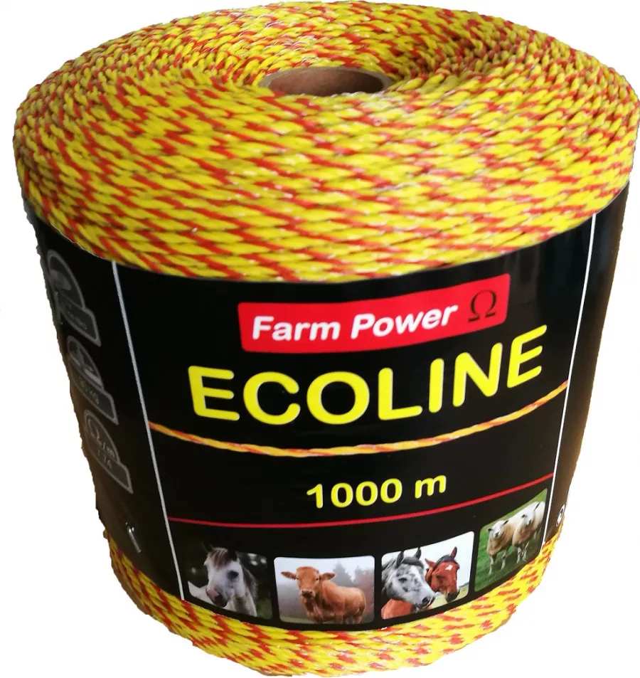 Fir Gard Electric Ecoline 1000m lungime 3lite x 0.2mm rezistenta la ...