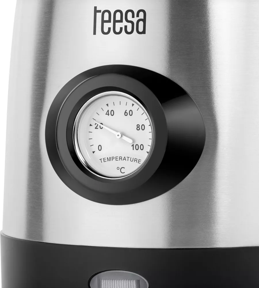 Fierbator electric cordless 1.7 L Teesa cu indicator temperatura apa ...