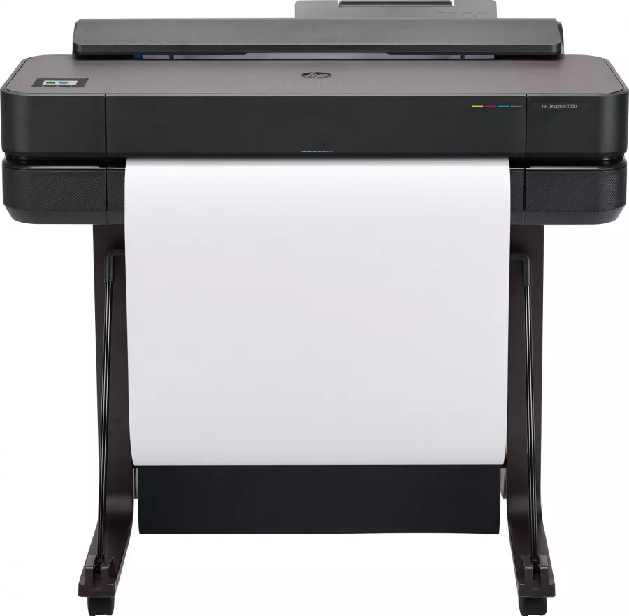 Plotter HP DesignJet T650 24-in Printer Wireless Retea A1 hp5hb08a - cel.ro
