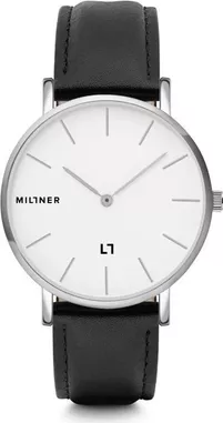 Ceas unisex Millner Hallfield Silver Black bsw_8425402504680 - cel.ro