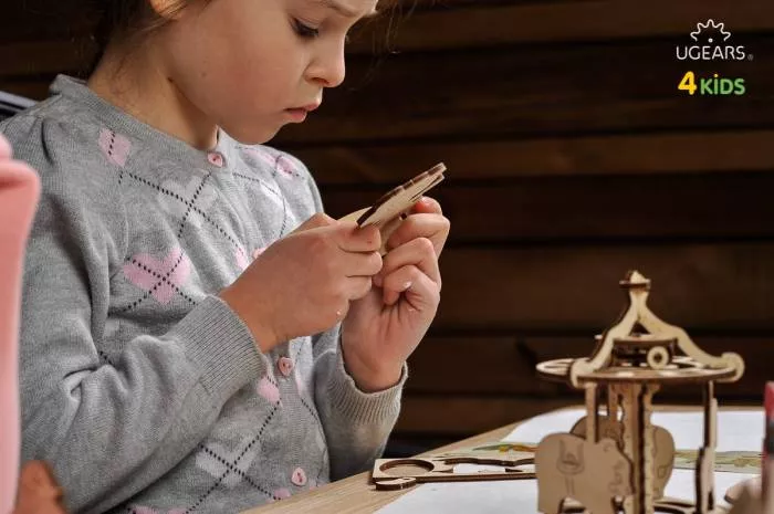 Carusel Puzzle de Colorat pentru Copii la CEL.ro