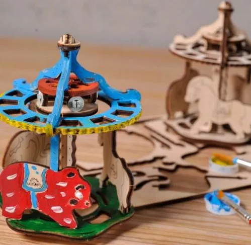 Carusel Puzzle de Colorat pentru Copii la CEL.ro