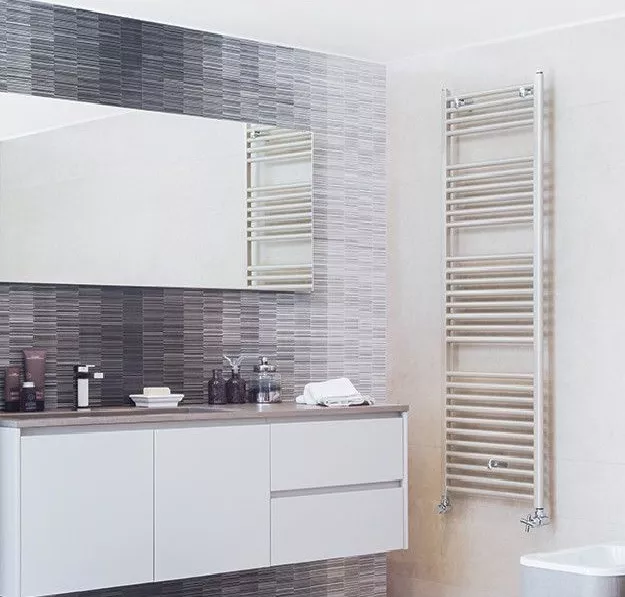 Radiator aluminiu scarita pentru baie Fondital Cool 600 x 1160 mm ...