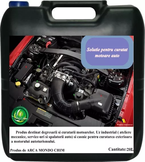 Solutie pentru curatat motoare auto ARCA LUX Bidon 20 l PFDCLAAL101 ...
