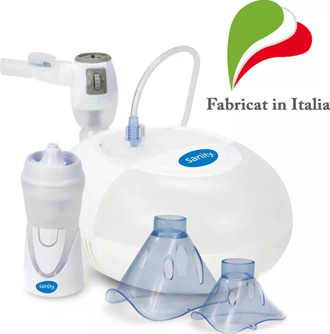 Aparat aerosoli profesional Sanity Pro Inhaler fabricat in Italia ...
