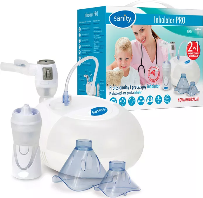 Aparat aerosoli profesional Sanity Pro Inhaler fabricat in Italia ...