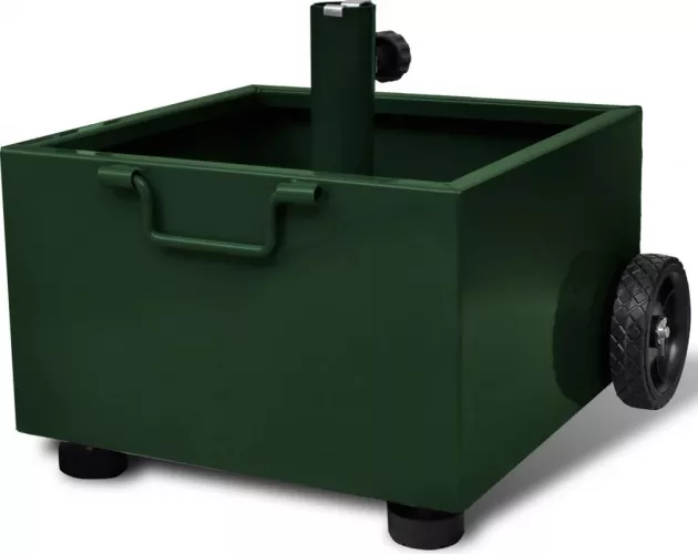 VidaXL Suport umbrela de exterior ghiveci plante verde | 40906