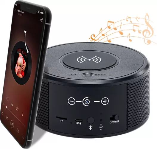 Boxa bluetooth/Statie incarcare cu Camera Ascunsa Full HD SY-027IR la ...