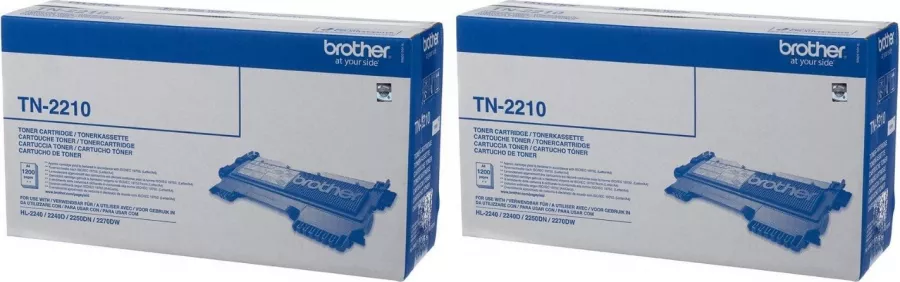 Brother Original 2x TN2210 Negru 2400 pagini la CEL.ro