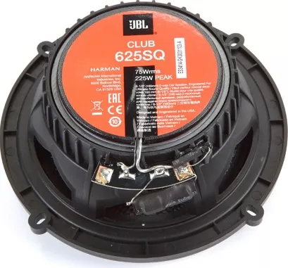 JBL Club 625SQ 75W RMS 16.5 cm 2 cai set 2 difuzoare Negru la CEL.ro