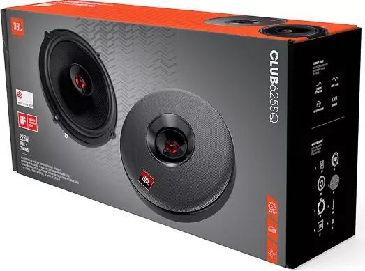 JBL Club 625SQ 75W RMS 16.5 cm 2 cai set 2 difuzoare Negru la CEL.ro