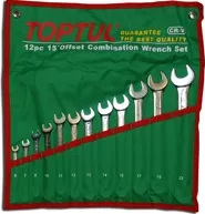 Set 12 chei combinate fixe inelare cotite 6-22mm Toptul gaaa1213 - cel.ro