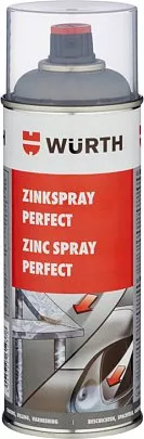 Spray zinc Perfect 400 ml Wurth - cel.ro