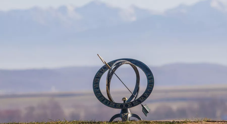 Ceas solar de bronz Sundial 42 cm Ceasuri solare - cel.ro