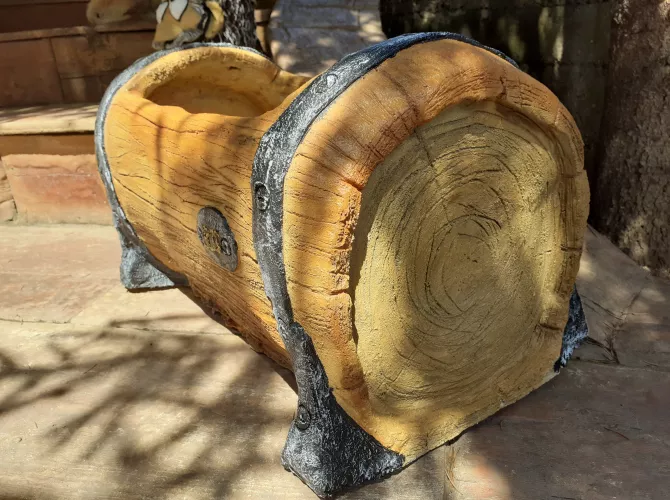 Jardiniera 50cm rustica J-BM-m - cel.ro