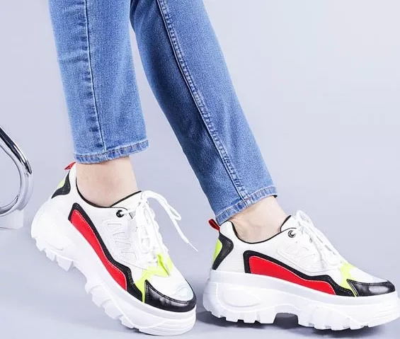 Pantofi sport dama Cartel Beena 39EU alb - cel.ro