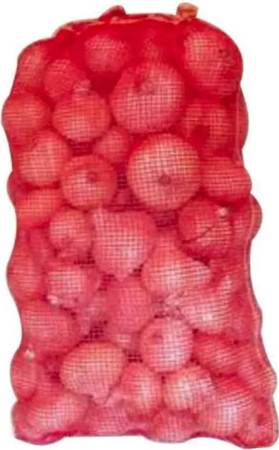 Saci tip plasa pentru legume 10 kg dimensiune 33 X 47 cm Rosu la CEL.ro