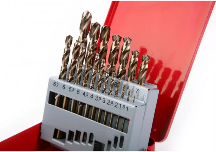 Set burghie HBM 5 cobalt 1-10 x 0.5mm HSS GB8060