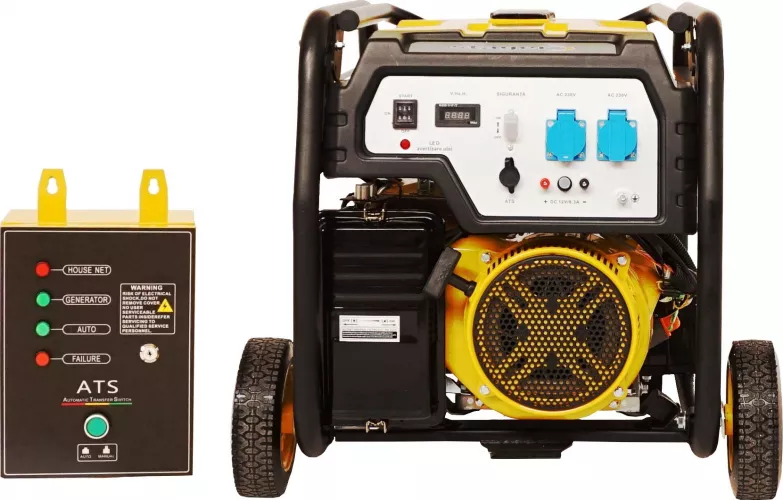 Stager FD 10000E+380V ATS 8kW monofazat benzina automatizare trifazata ...