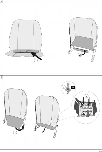 Cotiera DACIA Lodgy 2015-prez pt mas fara cot din fab negru rosii srdv ...