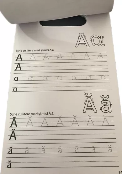 Carte ilustrata cu exercitii pentru gradinita Invat Litere si Cifre JMB ...