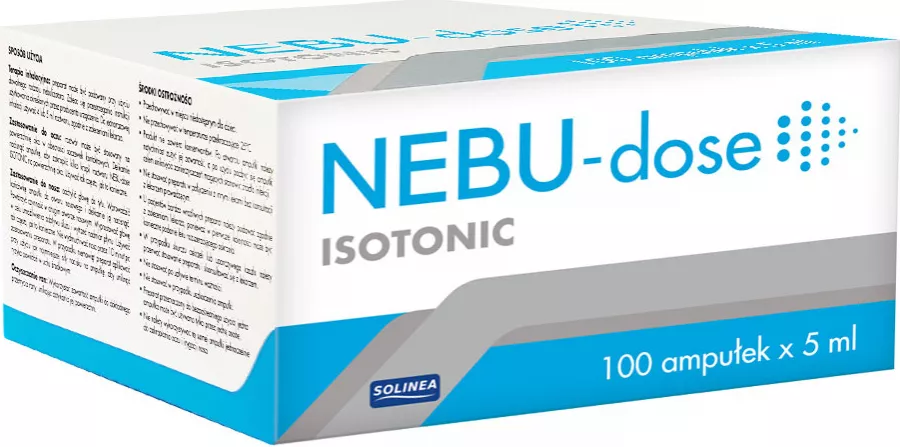 Ser fiziologic izotonic Solinea NEBU-dose 0.9 concentratie 100 monodoze ...