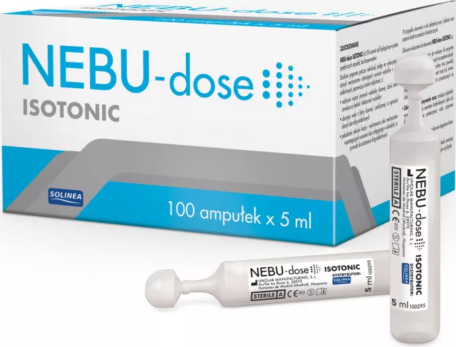 Ser fiziologic izotonic Solinea NEBU-dose 0.9 concentratie 100 monodoze ...