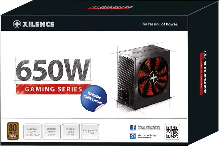 Sursa Xilence Gaming XN225 XP650R10 80 PLUS® Bronze 650W DC to DC Semi ...