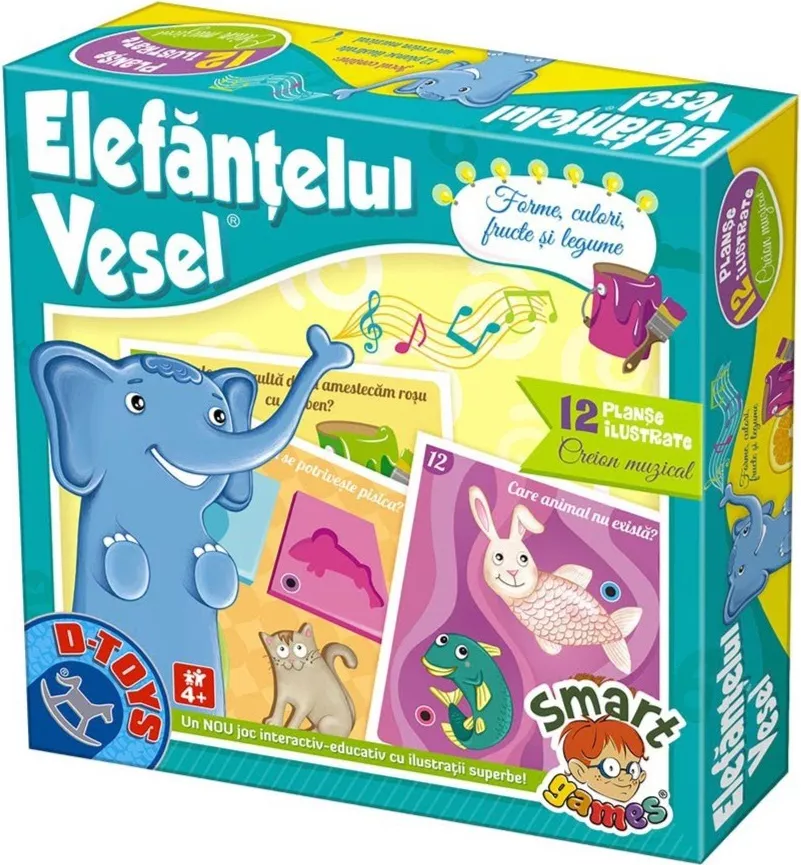 ELEFANTELUL VESEL - FORME CULORI FRUCTE SI LEGUME DTO71927 - cel.ro
