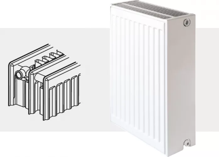 Radiator/Calorifer Airfel 33/300/1400 panou din otel AIRFEL333001400 ...