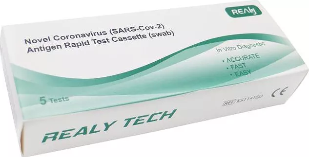 Set de 5 bucati Test rapid Antigen COVID 19 pentru uz profesional zia1 ...