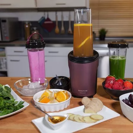 Mini Blender Smoothie Taurus Shake Away 450W functie de zdrobit ...